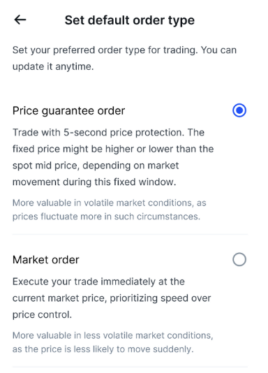 Prijsgarantie voor trading – Bitvavo Helpcentrum